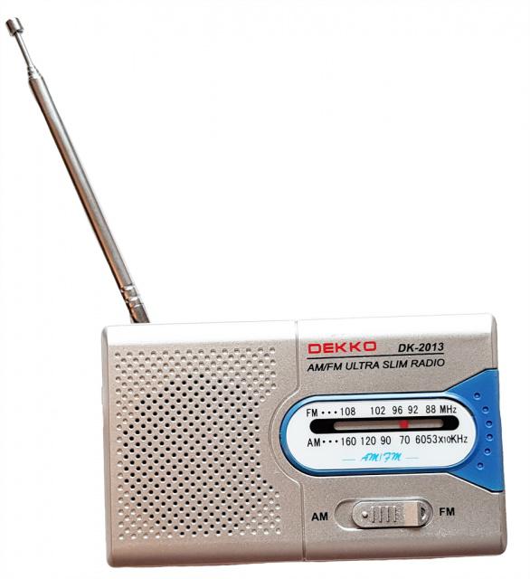 Mini rádio Dekko AM/FM 2 Band (9,5 cm) Blue | NIPPON CEC