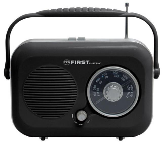 Retro rádio First Austria FA 1906 Black | NIPPON CEC