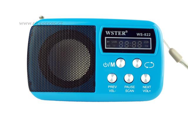 Mini Digital Speaker System WSTER WS-822 modré | NIPPON CEC