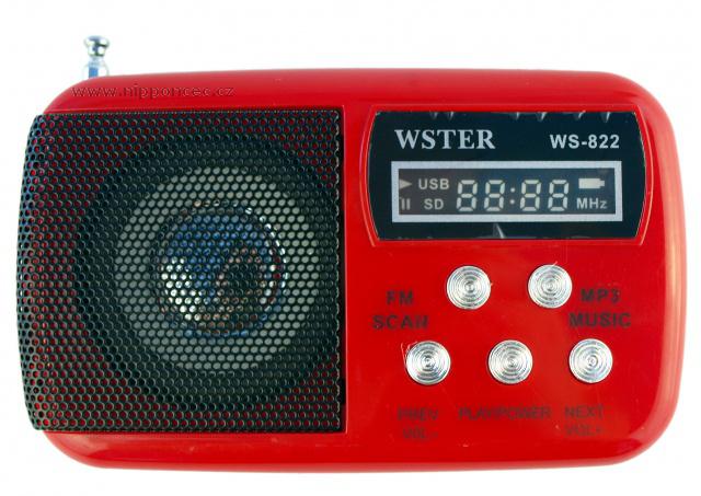 Mini Digital Speaker System WSTER WS-822 červené | NIPPON CEC