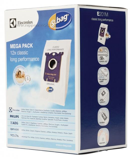 Originální sáčky ELECTROLUX S-Bag ® Classic Long Performance E201M ...