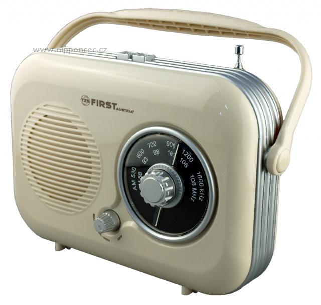 Retro rádio First Austria FA 1906 Creme | NIPPON CEC