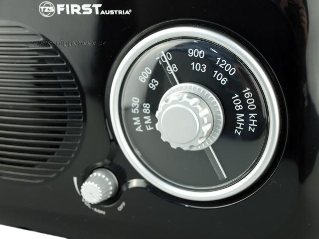 Retro rádio First Austria FA 1906 Black | NIPPON CEC